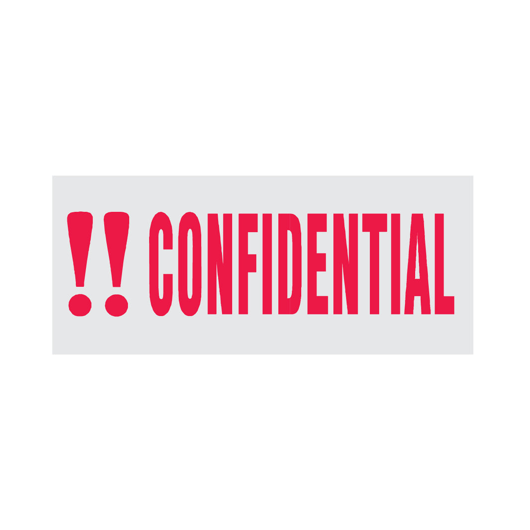 Confidential Stamps – Fast Rubber Stamps